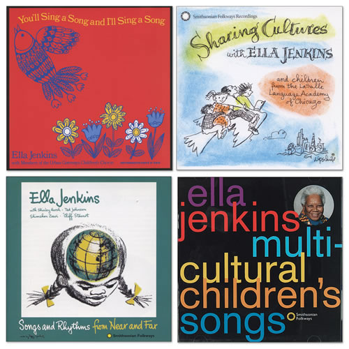 Singing Songs Near and Far with Ella Jenkins (Set of 4)