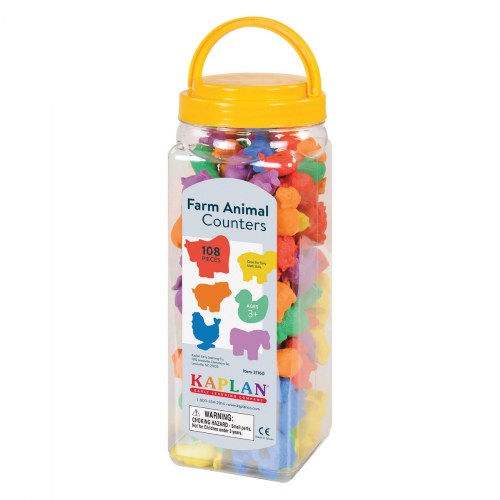 Farm Animal Counters - 108 Pieces