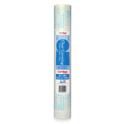 Con-Tact® Repositionable Clear Adhesive Paper
