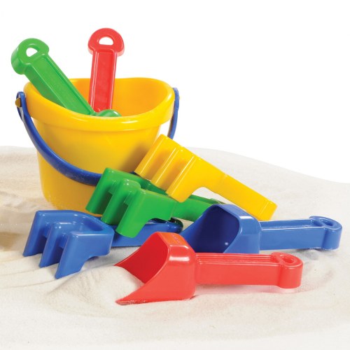 Mini Sand Bucket Set - 12 Pieces