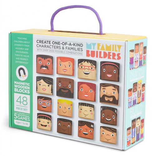 MyFamilyBuilders™ - 48 Magnetic Blocks