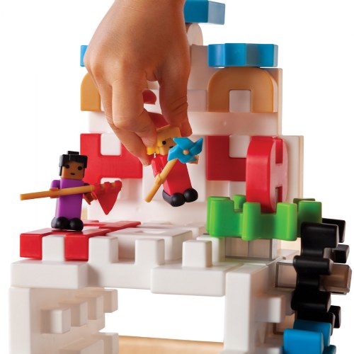 IO Blocks® Tabletop Interlocking Construction Play Set - 118 Pieces