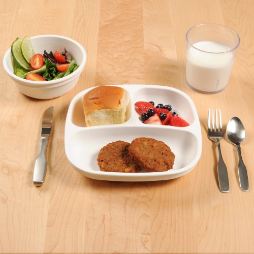 Family Style Dining Divided Plates - Set of 12