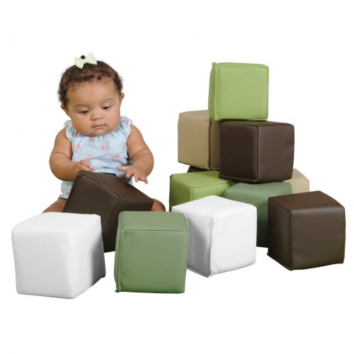 Soft Oversized Toddler Blocks - 15 Pieces