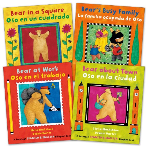 Bear Bilingual Books - Set of 4