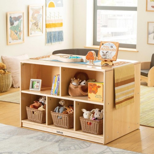 Factory Second Premium Solid Maple Toddler Storage Island