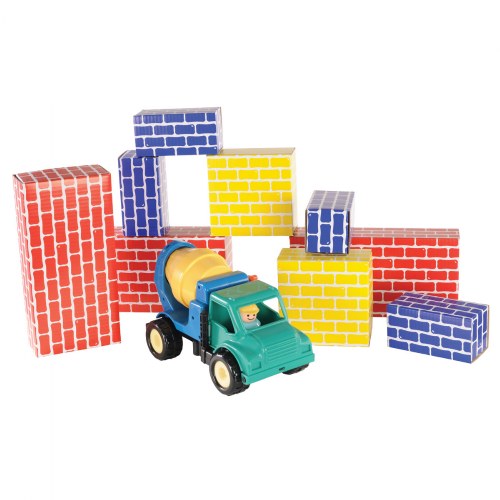 Brick Block Large Building Set - 44 Pieces