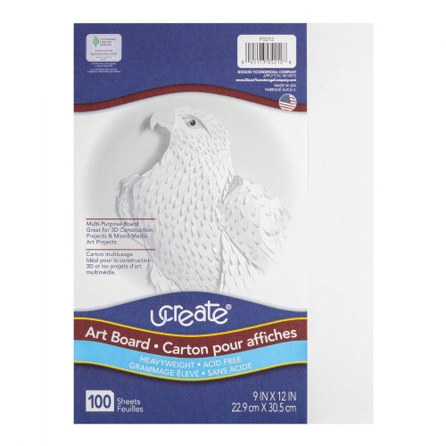 White Tagboard Packs - 100 Sheets Each