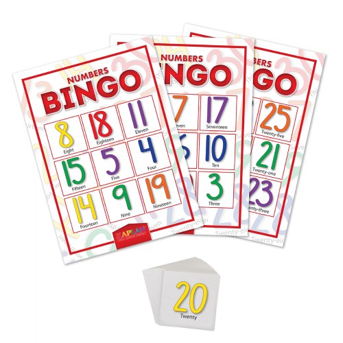 Kaplan Numbers Bingo Game
