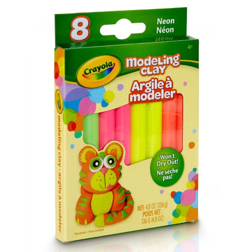 Crayola® 8 CT Modeling Clay - Neon Assortment
