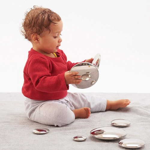 Silver Sensory Reflective Discs - 7 Pieces