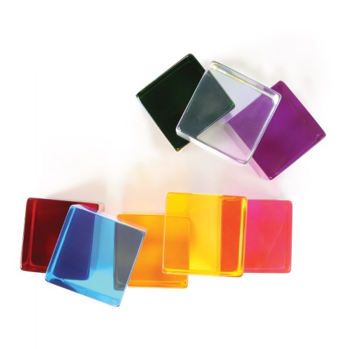 Translucent Sensory Perception Cubes - 8 Pieces