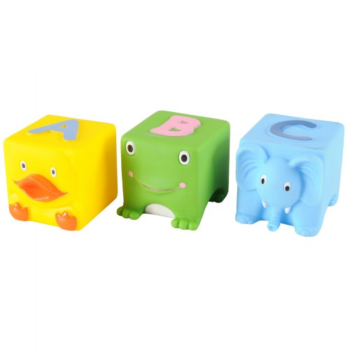 Soft Critters Pop Blocks - 6 Pieces