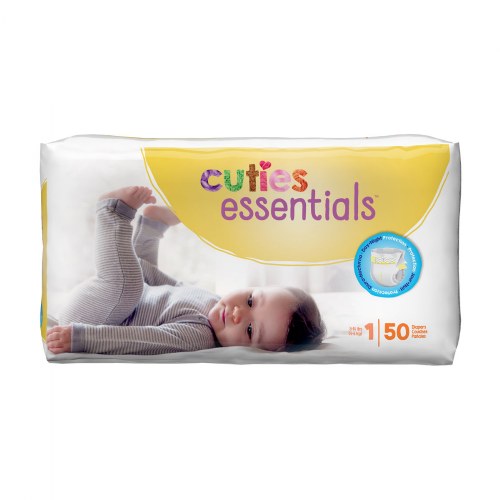 Cuties Diapers - Available in Sizes 1 through 7