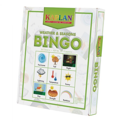 Kaplan Weather & Seasons Bingo Learning Game
