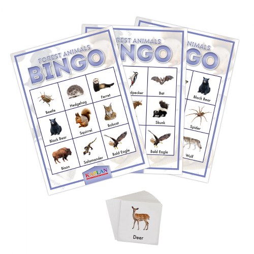 Kaplan Forest Animals Bingo Learning Game