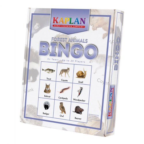 Kaplan Forest Animals Bingo Learning Game