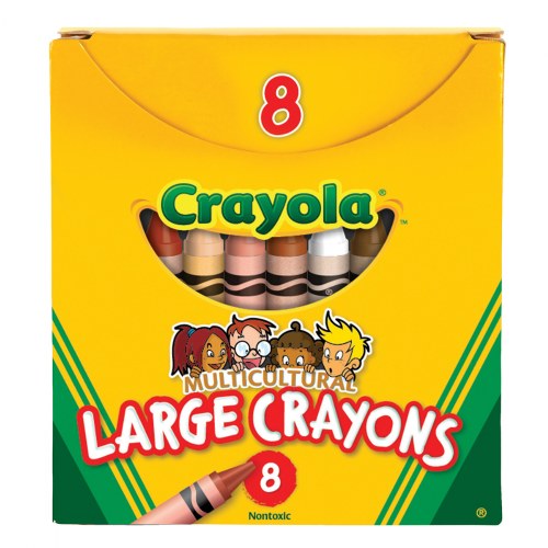 Crayola® Large Multicultural and Crayons 8 Count - Set of 10