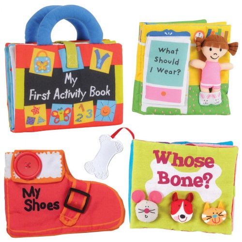 Interactive Cloth Books - Set of 4