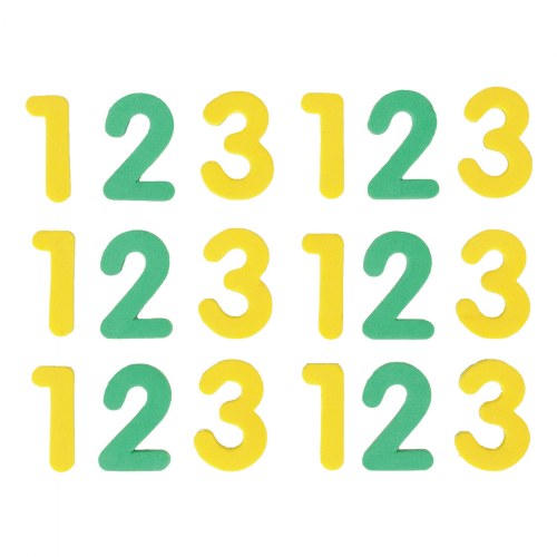 Magnetic Foam Numbers - 60 Pieces