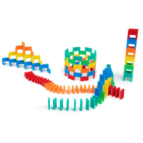 Kinetic Domino Toppling Kit - 204 Pieces