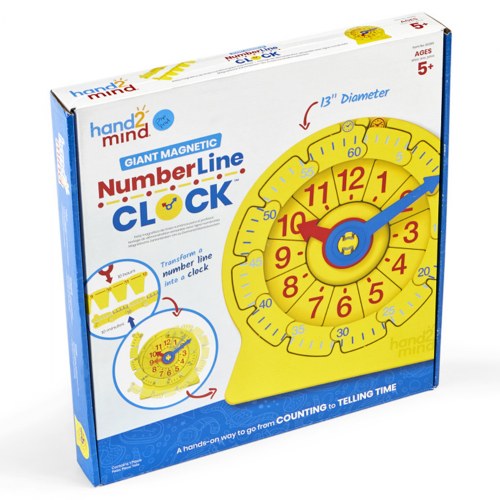 NumberLine Clock™ Magnetic Demonstration Clock