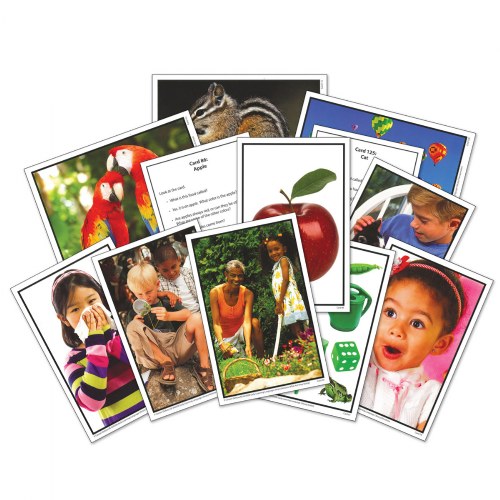 Early Learning Photographic Language Library Cards - PreK-K
