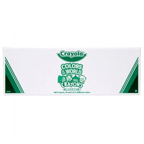 Crayola® Colors of the World Crayon Class Pack - 480 Crayons
