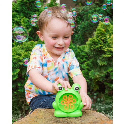 Mini Frog Bubble Blower