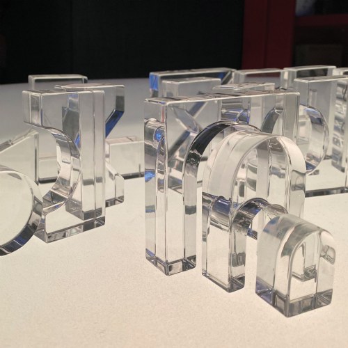 Clear Crystal Blocks - 25 Pieces