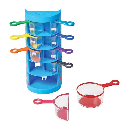 Rainbow Fraction® Measuring Cups - 10 Pieces