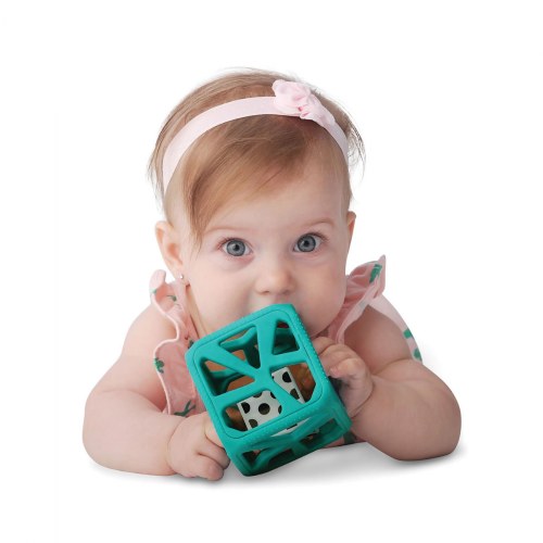 Chew Cubes™ Teether Rattle - Set of 3