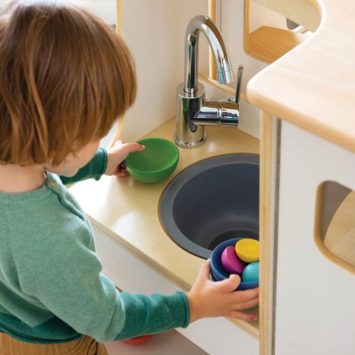 Sense of Place for Wee Ones - Sink and Refrigerator Kitchen