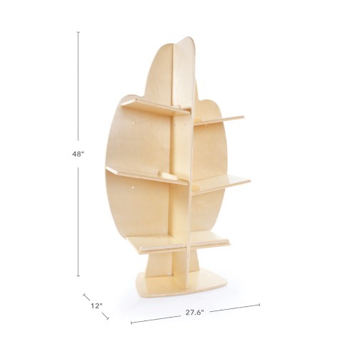 Carolina Birch 3-Tier Tree Bookshelf - 48"H