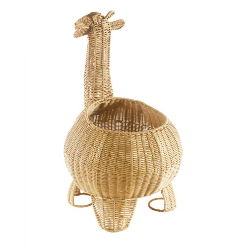 Giraffe Washable Wicker Floor Basket