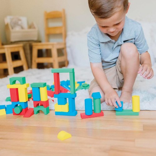 Wooden Color Blocks - 100 Pieces