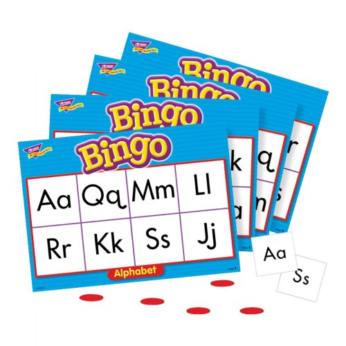 Alphabet Bingo with Upper and Lower Case Letters