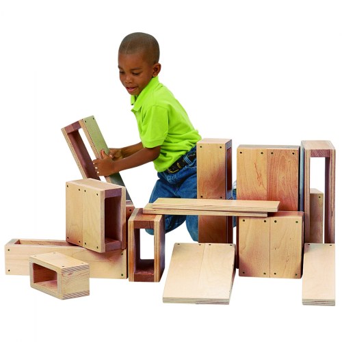 Junior Hollow Block Set - 16 Pieces