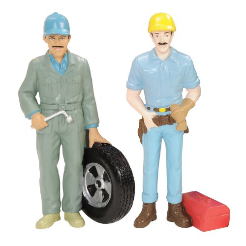 Block Play Vinyl Career Figures
