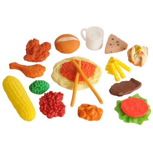 Life-Size Pretend Play Breakfast, Lunch, and Dinner Meal Sets