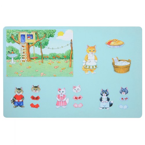 The Three Little Kittens Who Lost Their Mittens Felt Set - 16 Pieces