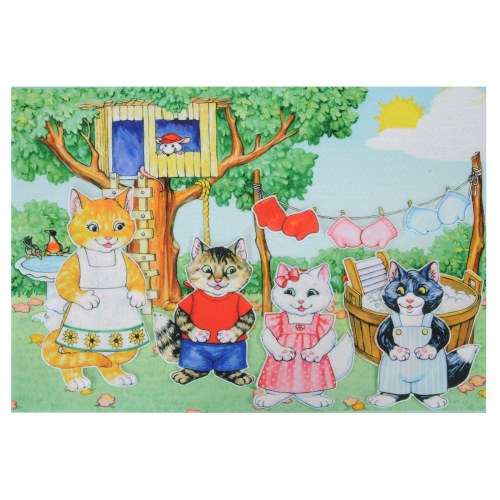 The Three Little Kittens Who Lost Their Mittens Felt Set - 16 Pieces