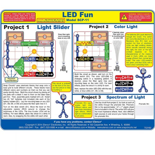 Snap Circuits® LED Fun Electronic Circuit Science Set