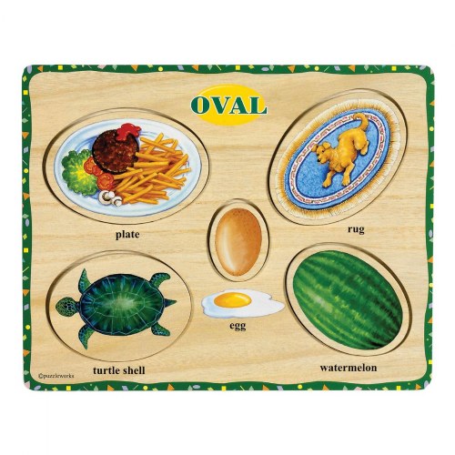 Self-Correcting Shapes Puzzles - Set of 6