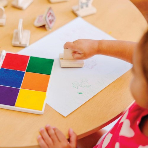 Stamp Pad with 6 Colors