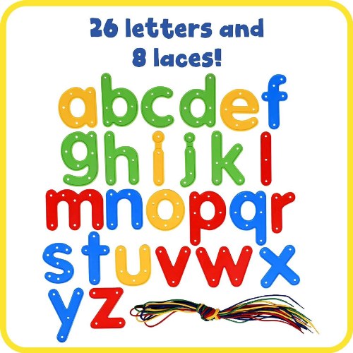Giant Lacing and Tracing Upper and Lower Case Letters