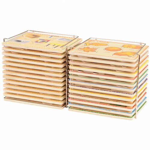 26-Slot Wire Puzzle Rack