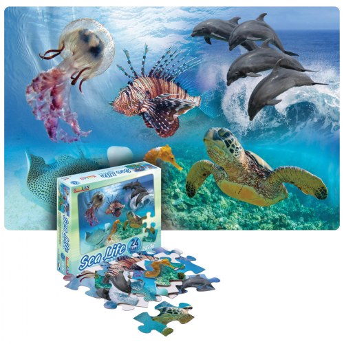 Sea Life Floor Puzzle - 24 Pieces
