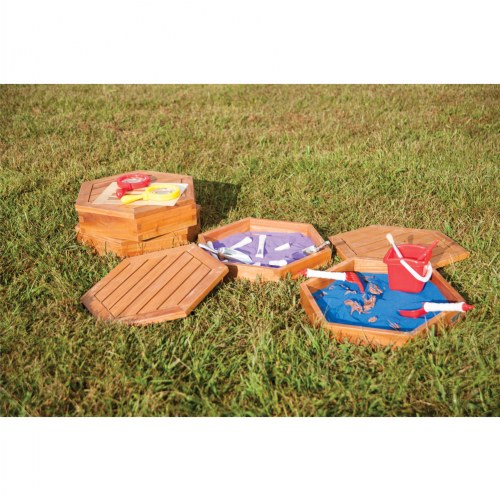 Outdoor Sand Trays - Set of 4