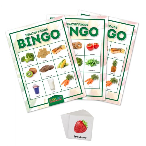 Kaplan Healthy Foods Bingo Game